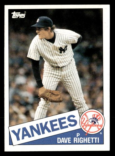 Dave Righetti 1985 Topps Card #260 New York Yankees | eBay