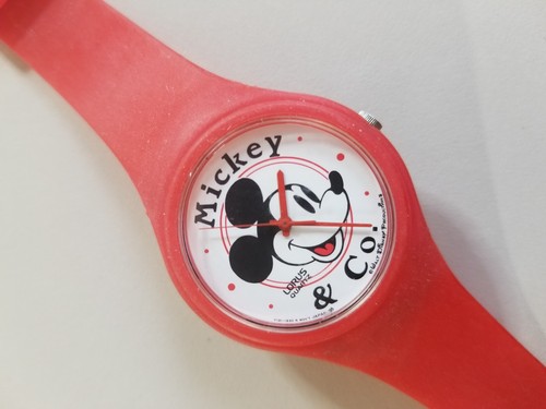 LORUS SEIKO Y131-6190 WALT DISNEY MICKEY & CO. PRE-OWNED GREAT DIAL ...