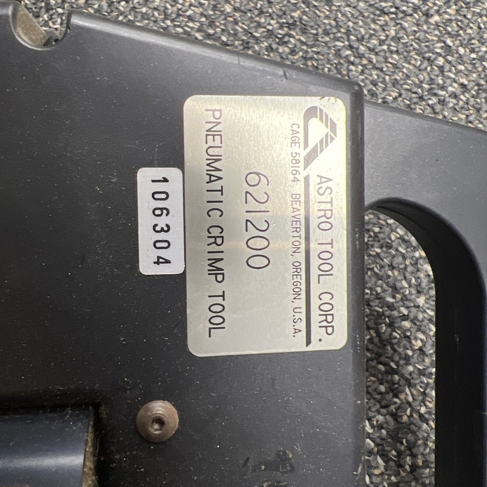 Astro Tool Corp 621200 Pneumatic Crimp Tool | eBay