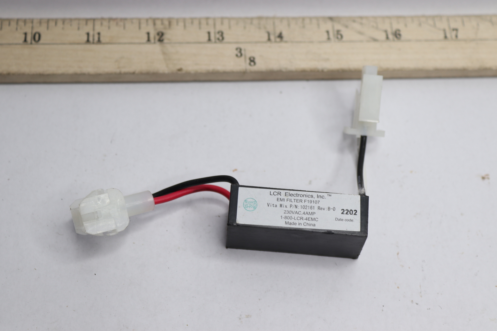 LCR Electronics EMI Filter 250V AC 50/60 Hz 2.5 Amp F19107 | eBay