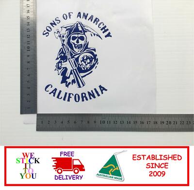 SONS OF ANARCHY BUMPER STICKER,VINYL DECAL,WINDOW STICKER,LAPTOP, BIKE ...