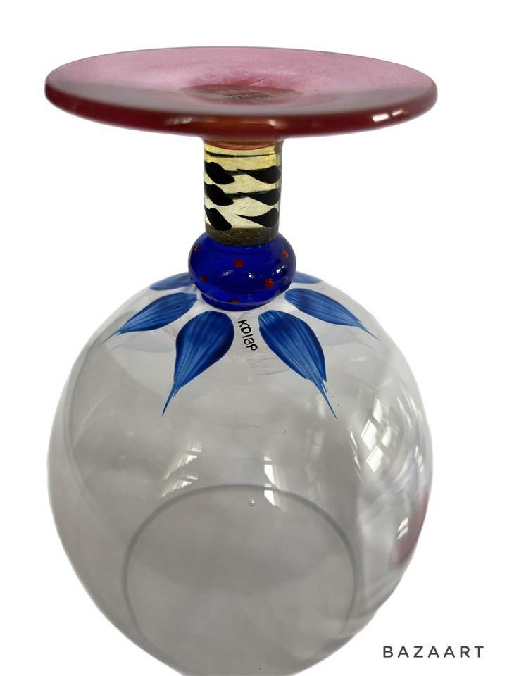 2 Kosta Boda Palm Trees Cognac Glasses Brandy Snifters Ken Done 6 ...