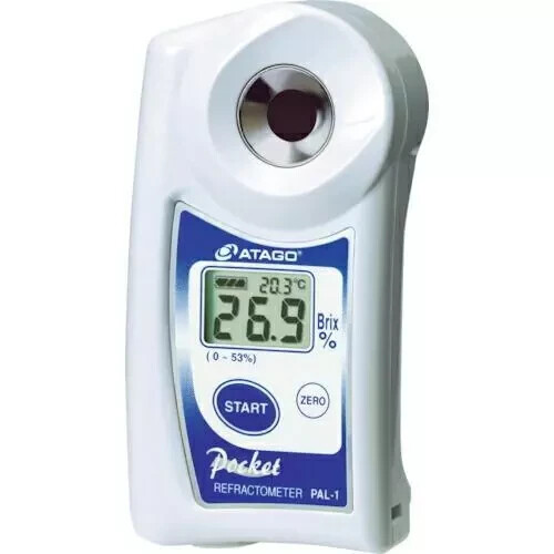 ATAGO Pocket Sugar Content Meter PAL-1 PAL-1 Brix 0-53% Made in Japan ...
