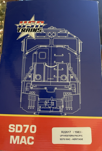 USA Trains R22617 WESTERN PACIFIC HERITAGE SD70MAC Diesel G Scale #1983 ...