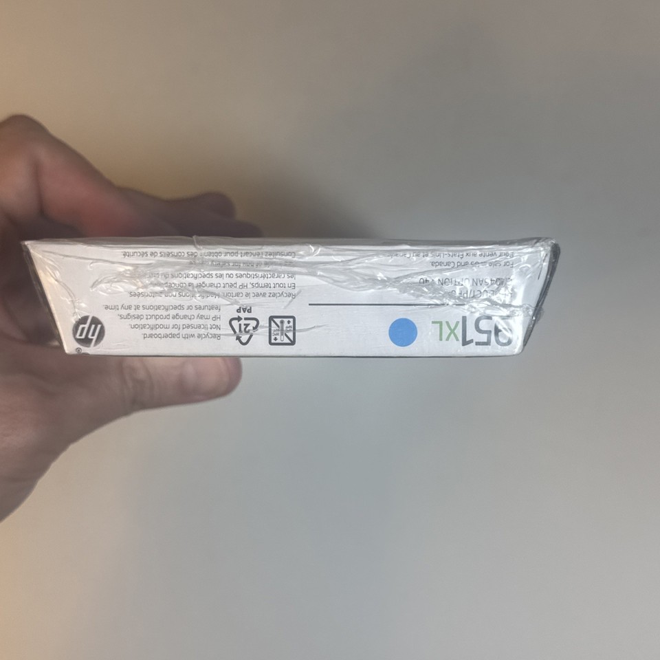 HP 951XL Ink Cartridge Lot of 4 Cyan Brand New/Sealed Expired March ...