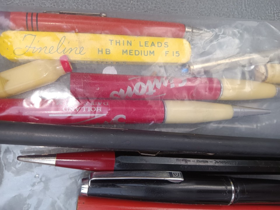 1000 Vintage Pencils advertising bullet floaties erasers parts Pencils ...
