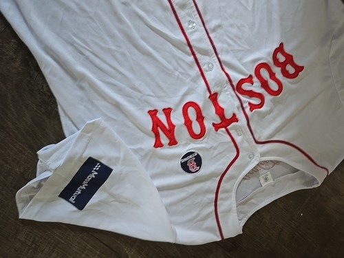 Sga Boston Red Soxs Strong Patch Coca Cola White Sewn Logo Button Down ...