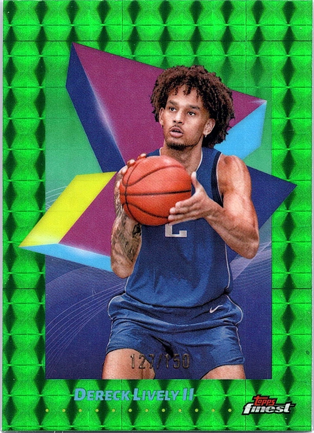 2024-25 Topps Finest - Common Dereck Lively, Dereck Lively #20 Green ...