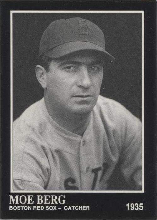 1991 The Sporting News Conlon Collection - Moe Berg #184 No Mlb Logo On ...