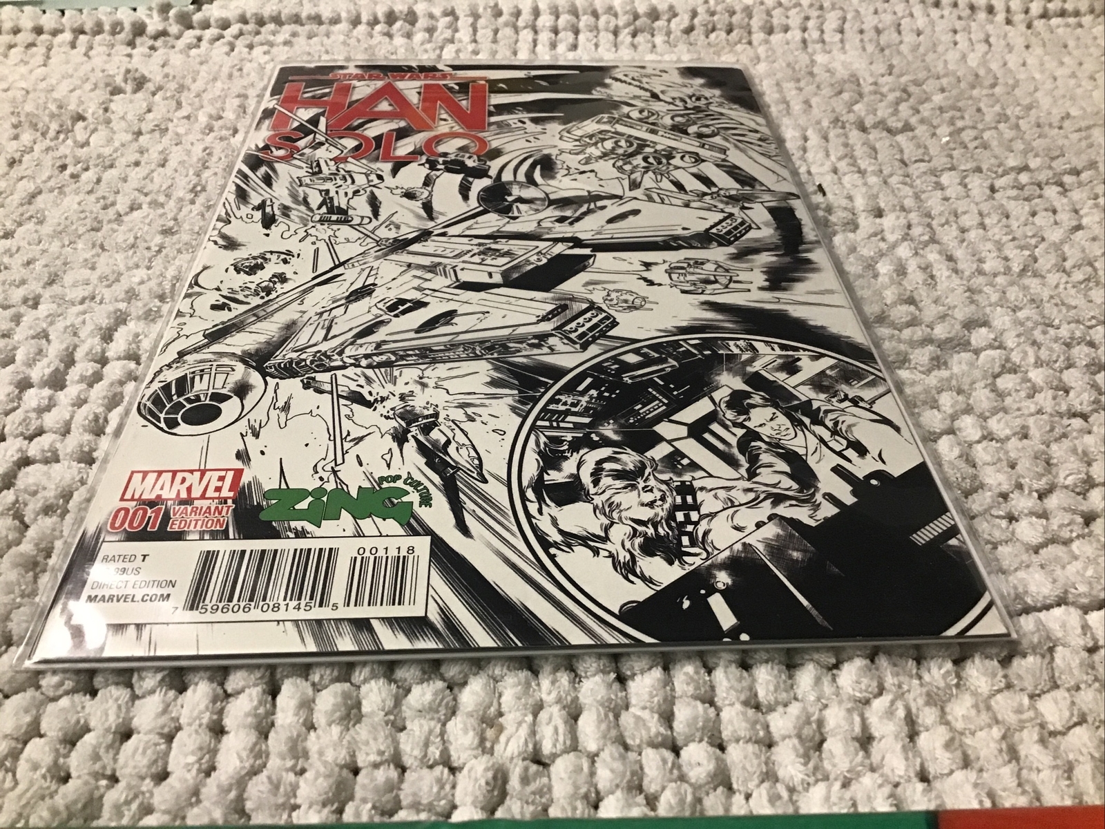 Star Wars Zing Comic Australian Exclusive Rare Han Solo Marvel 001 ...