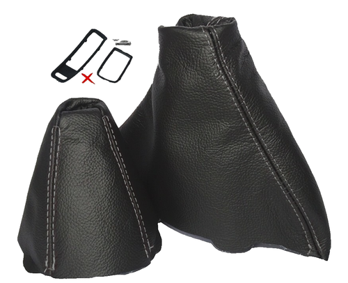 Shift and Ebrake Boot For BMW E90/E91/E92/E93 M5 Automatic Leather Grey ...