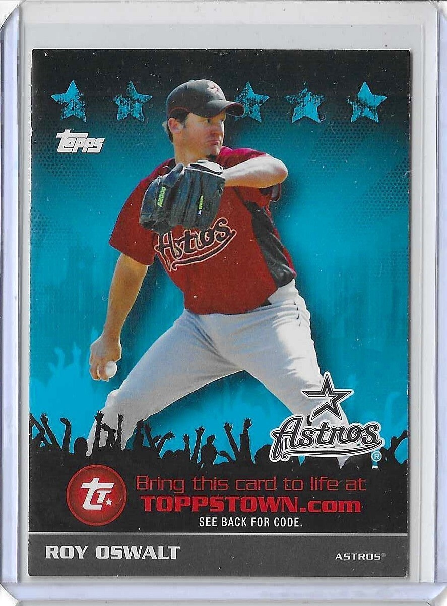 2009 Topps Baseball Topps Town Roy Oswalt Card #TTT46 Houston Astros | eBay