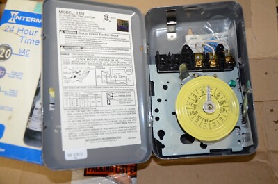 Intermatic 24 Hour T101 Mechanical Dial Timer & Switch Enclosure NEW ...