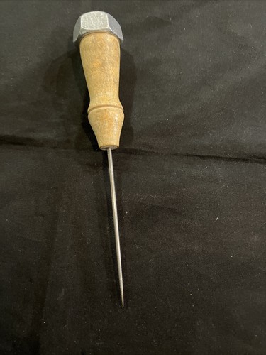 Antique Ice Pick Awl w/ Wooden Handle 8.5” Long | eBay