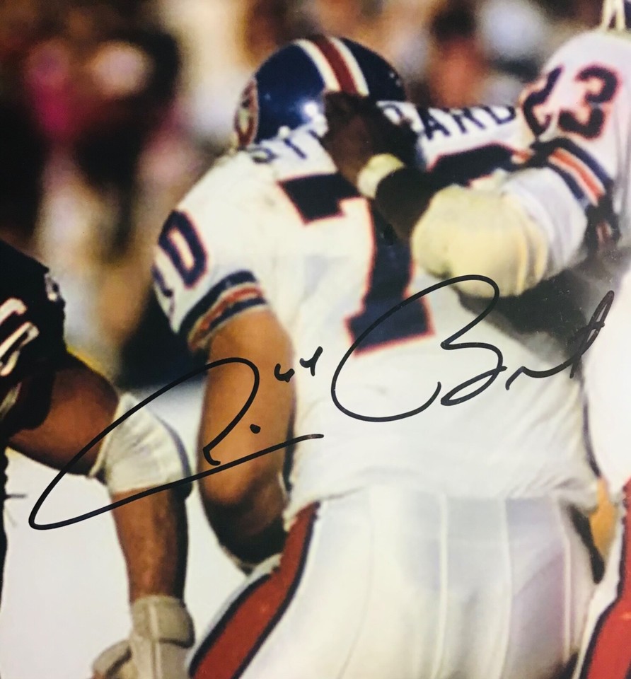 New York Giants MIAMI JIM BURT auto autograph signed Super Bowl XXI ...
