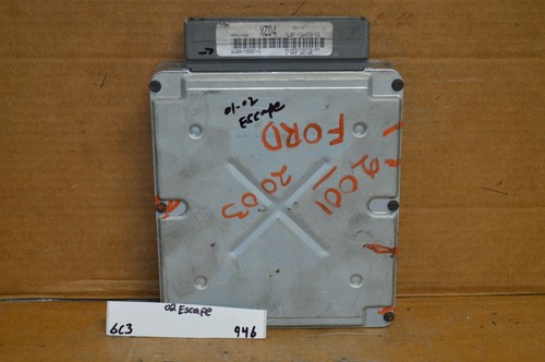 01-02 Ford Escape 3.0L Engine Control Unit ECU YL8F12A650CE Module 946 ...