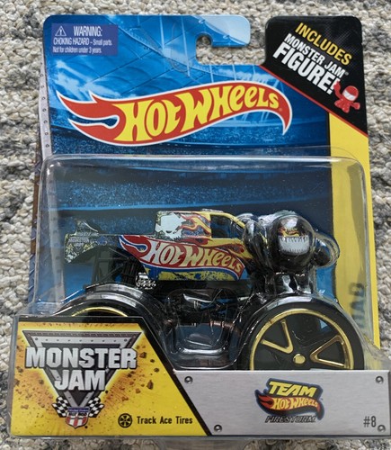 Hot Wheels Firestorm 2014 Team Hot Wheels MONSTER JAM Track Ace Tires#8 ...