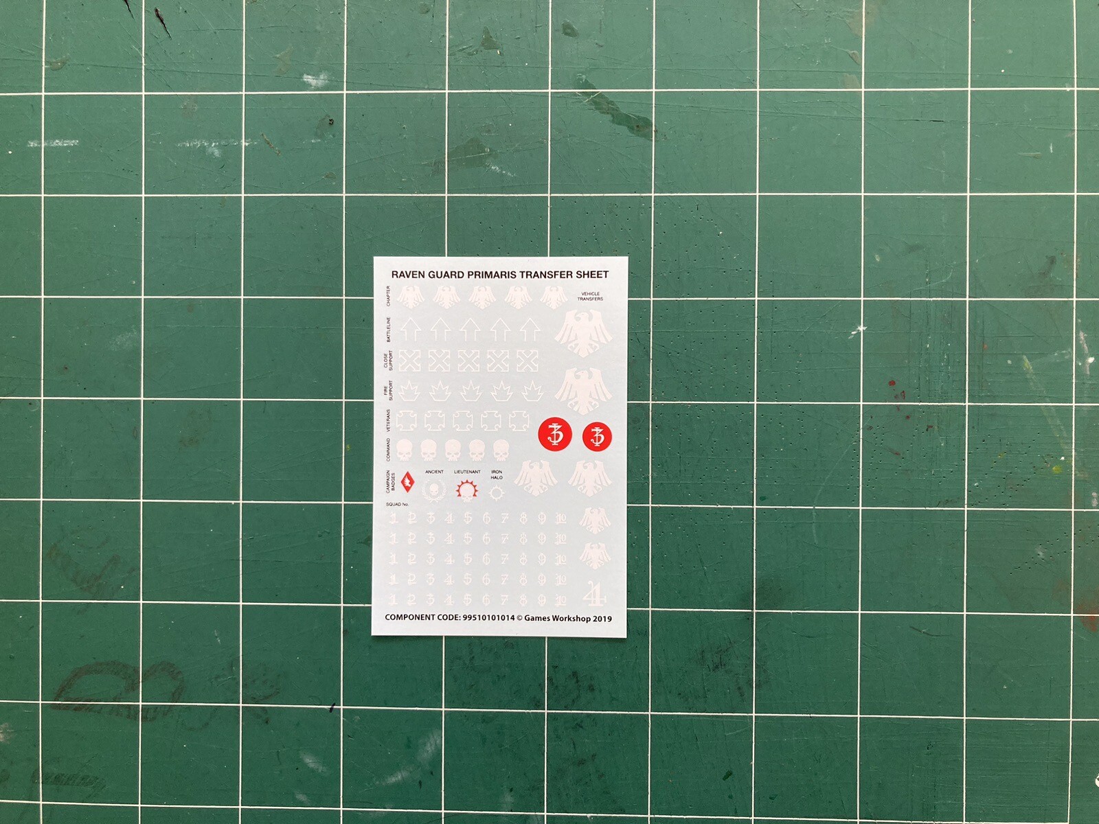 Warhammer 40k Kill Team Space Marines Raven Guard Primaris Transfer ...