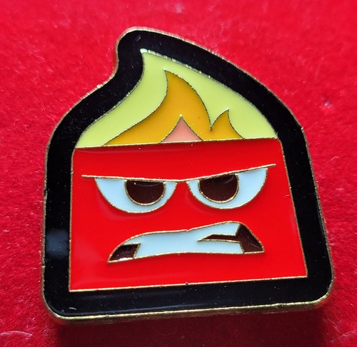 Disney Trading Pin, Inside Out Emotions, Anger, Red Flames, Pixar, 2015 ...
