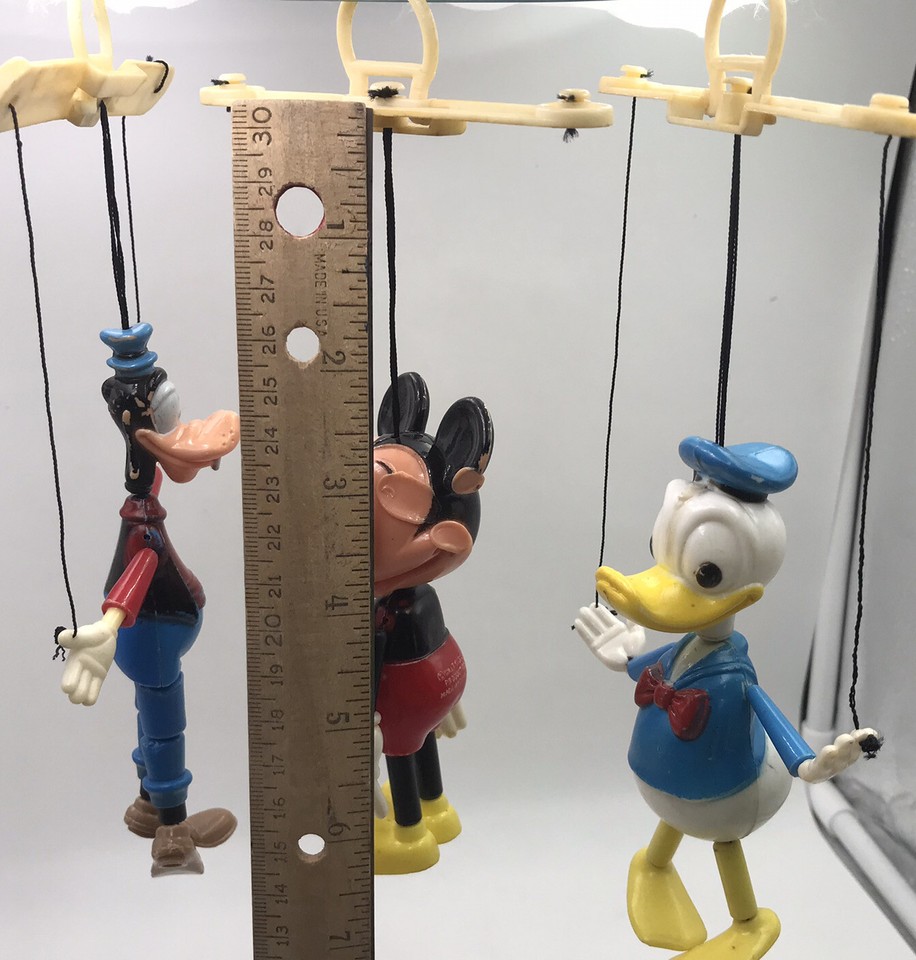 1970's Walt Disney Marionettes characters puppets, Mickey, Donald ...