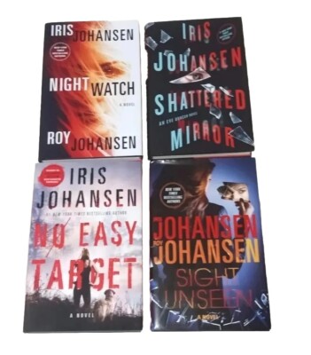 Iris Johansen Novels Night Watch, Shattered Mirror, Sight Unseen, No Easy Target | eBay