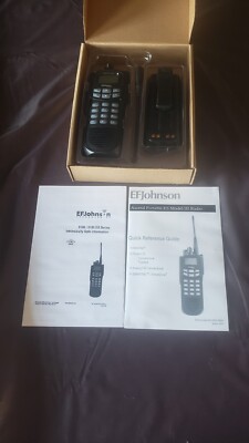 NEW EF JOHNSON ASCEND ES 5100 RADIO W/ BATTERY & ANTENNA 800 MHz P25 ...