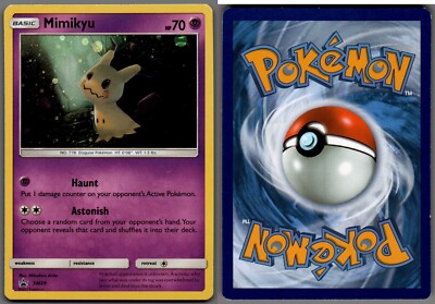 2017 Pokemon, Sun & Moon Promos, #SM29 Mimikyu, Holo Black Star Promo | eBay