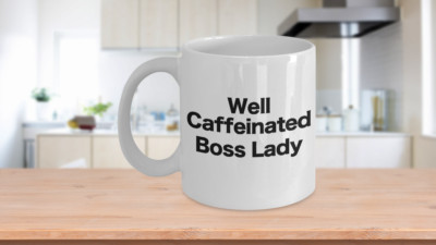 Boss Lady Coffee Mug Funny Gift for Co-worker Mom Worlds Best CEO ...
