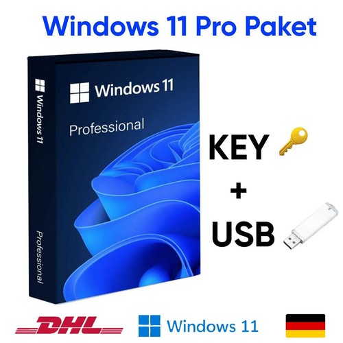 Windows 11 Pro | USB Stick + Key | Vollversion – Sofort startklar | eBay.de