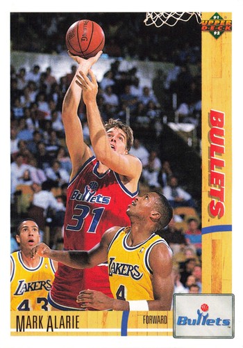 Mark Alarie #363 1991-92 Upper Deck Washington Bullets Basketball | eBay