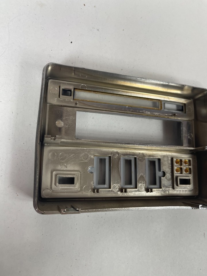 Craig 3124 Front Faceplate Bezel | Chrome Aluminum Stereo 8-Track Panel ...