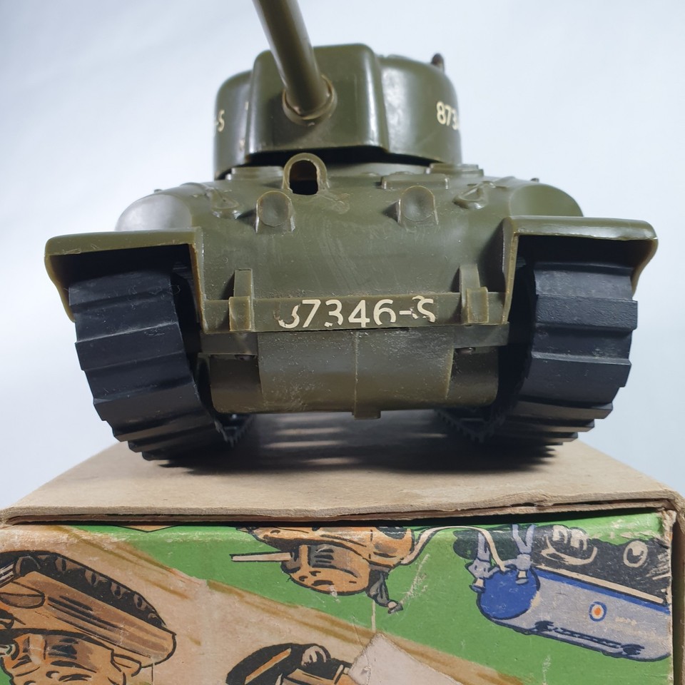 Vintage Triang Minic Series II Set M116 Sherman Tank c.1960s Boxed Not ...
