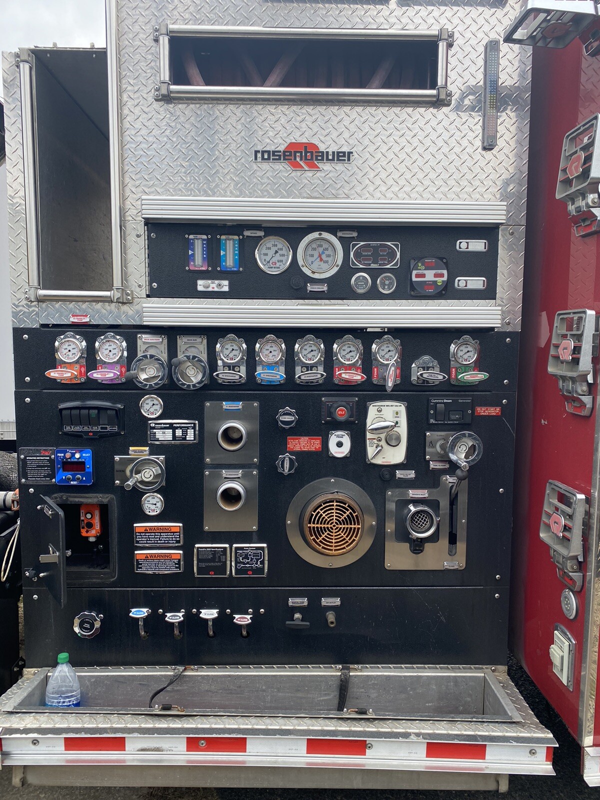 2014 Waterous 1500 GPM Fire Truck Pump W/PTO Foam Pro 750 Gal Polytank ...