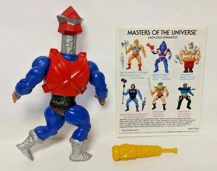 Mek-A-Neck MOTU He-Man Masters of the Universe Complete Figure Comic ...