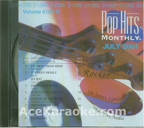 Unknown Artist : Pop Hits Monthly Karaoke ROCK JULY 2001 CD | eBay