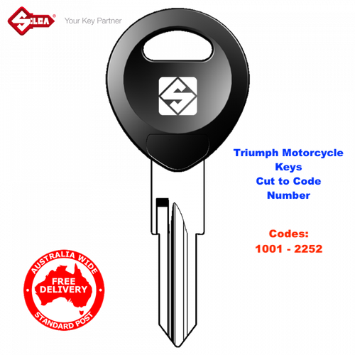 Triumph Motorcycle Keys Cut To Code Number-1001 - 2252 | eBay Australia
