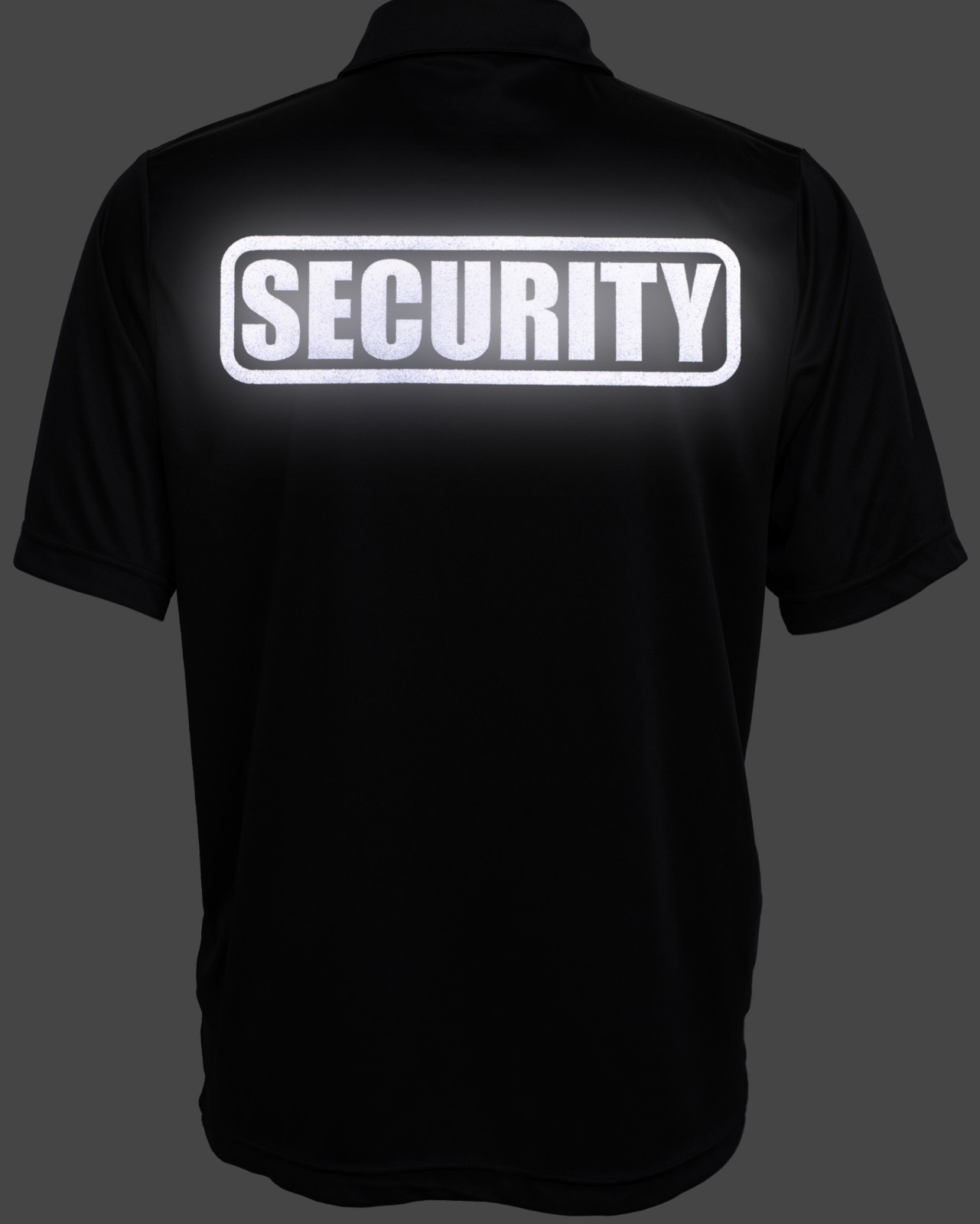 SECURITY Polo REFLECTIVE design, Performance Polo w/ moisture wicking ...