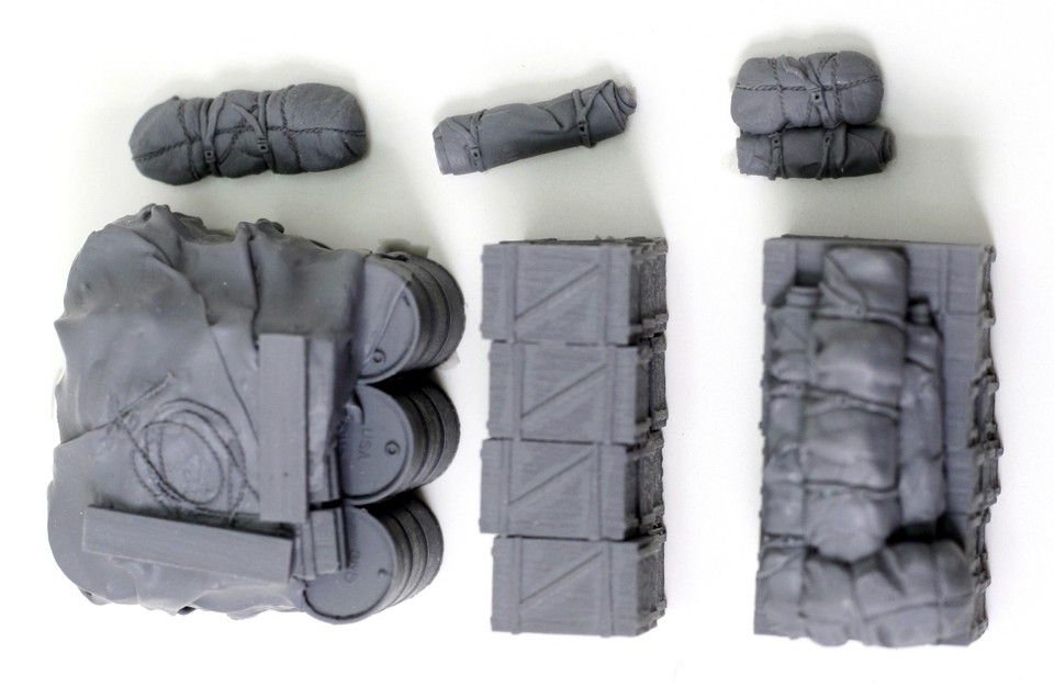 1/48 Allied Truck Load Set #1 (Fits Tamiya Truck #32548 ...