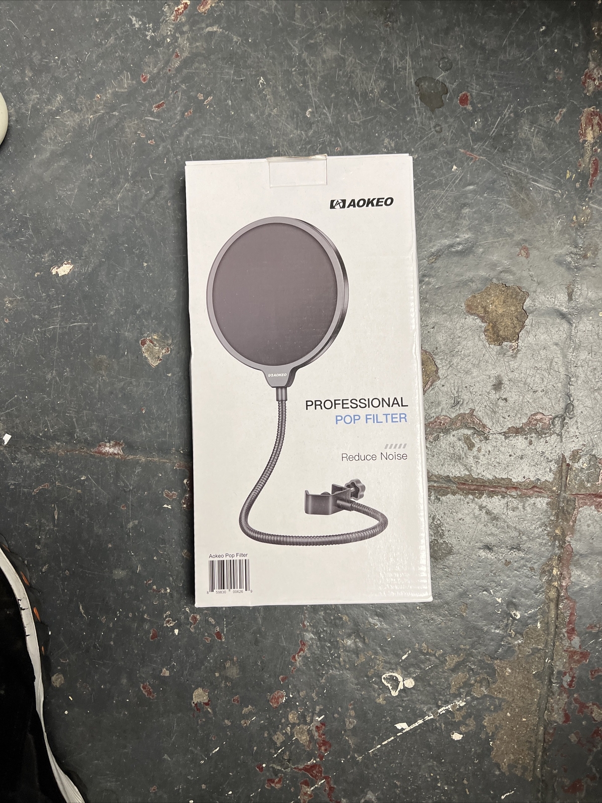 Aokeo 6269 Professional Microphone Pop Filter Mask Shield For Podcasts ...