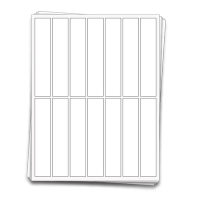 70 Professional Waterproof 1 oz Jar Labels 1x5 inches Full Wraparound ...