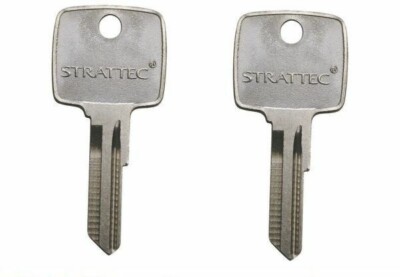 Qty 2 Mack Key Blank Ignition Door Big Semi Truck 18 Wheeler Strattec ...