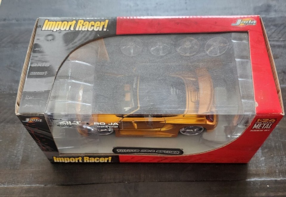 Jada Toys Import Racer Toyota MR2 Spyder 1:24 RARE!! Copper New Sealed ...