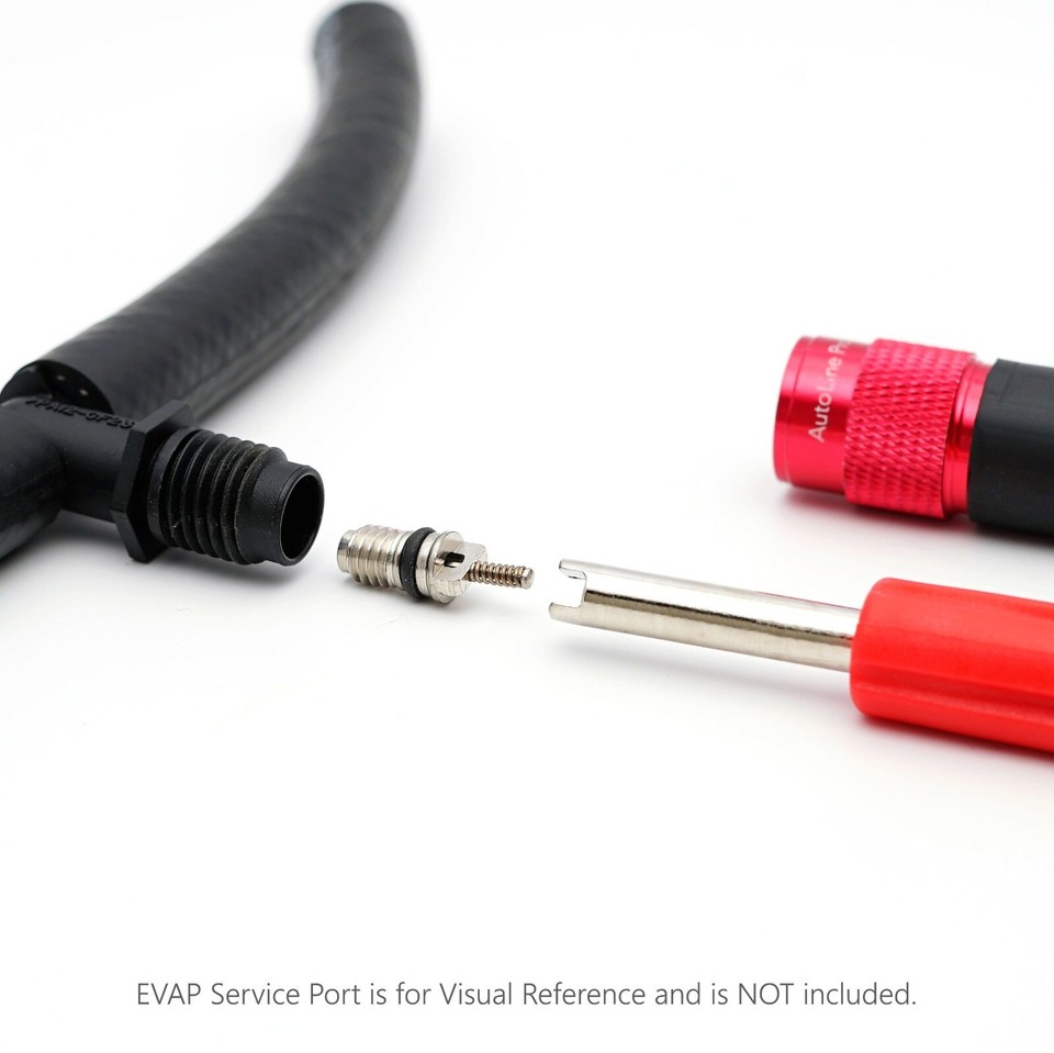 EVAP Smoke Machine Service Port Adapter Connector Kit w/ Valve Tool ...