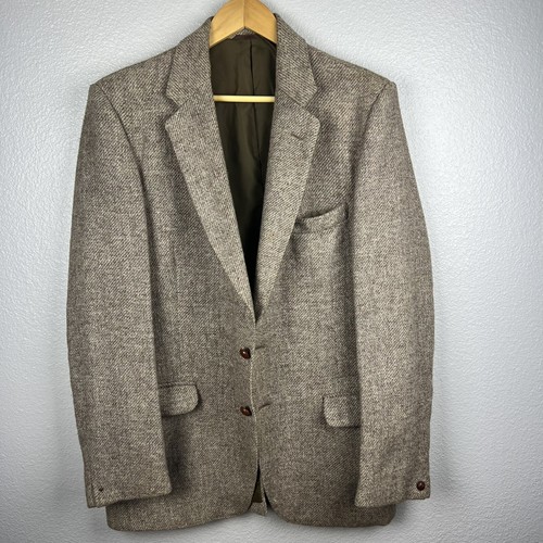 Vintage Harris Tweed - Baron Scottish Grown Wool Sports Jacket ...