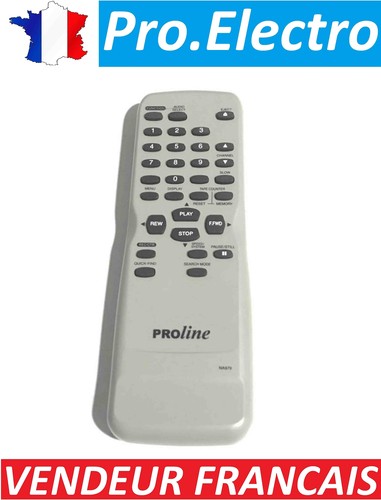 Télécommande remote control pour magnétoscope Proline VHS NA979 | eBay