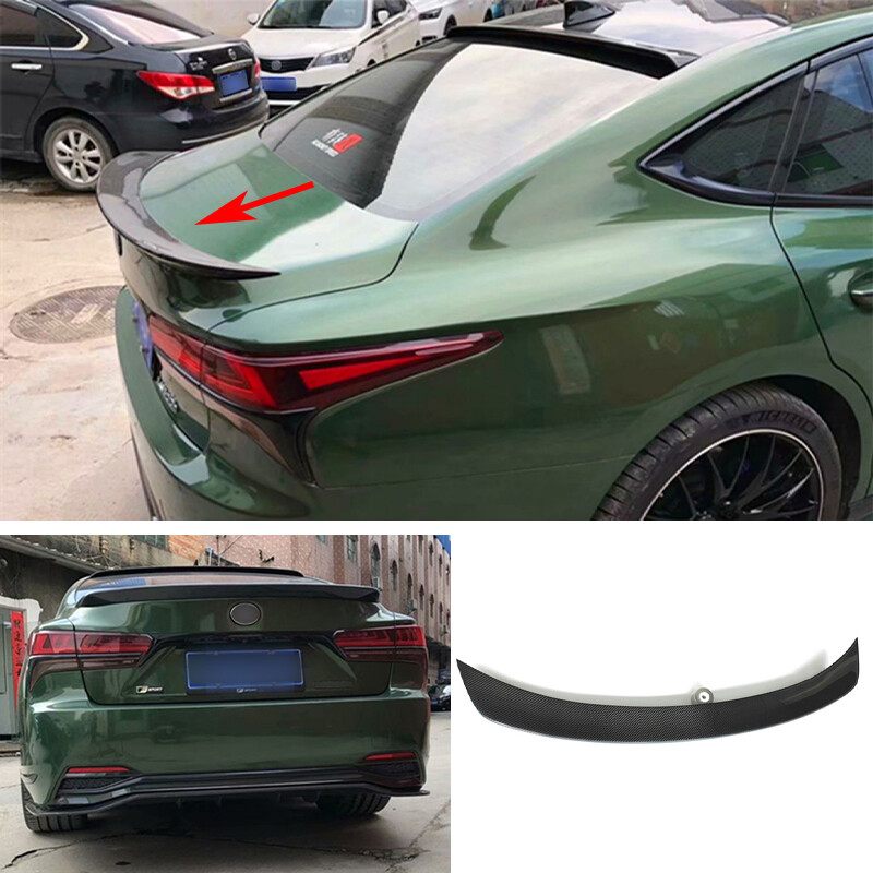 Dry Carbon Fiber Rear Boot Spoiler Wing Flap 1cp Fit For Lexus LS500h ...