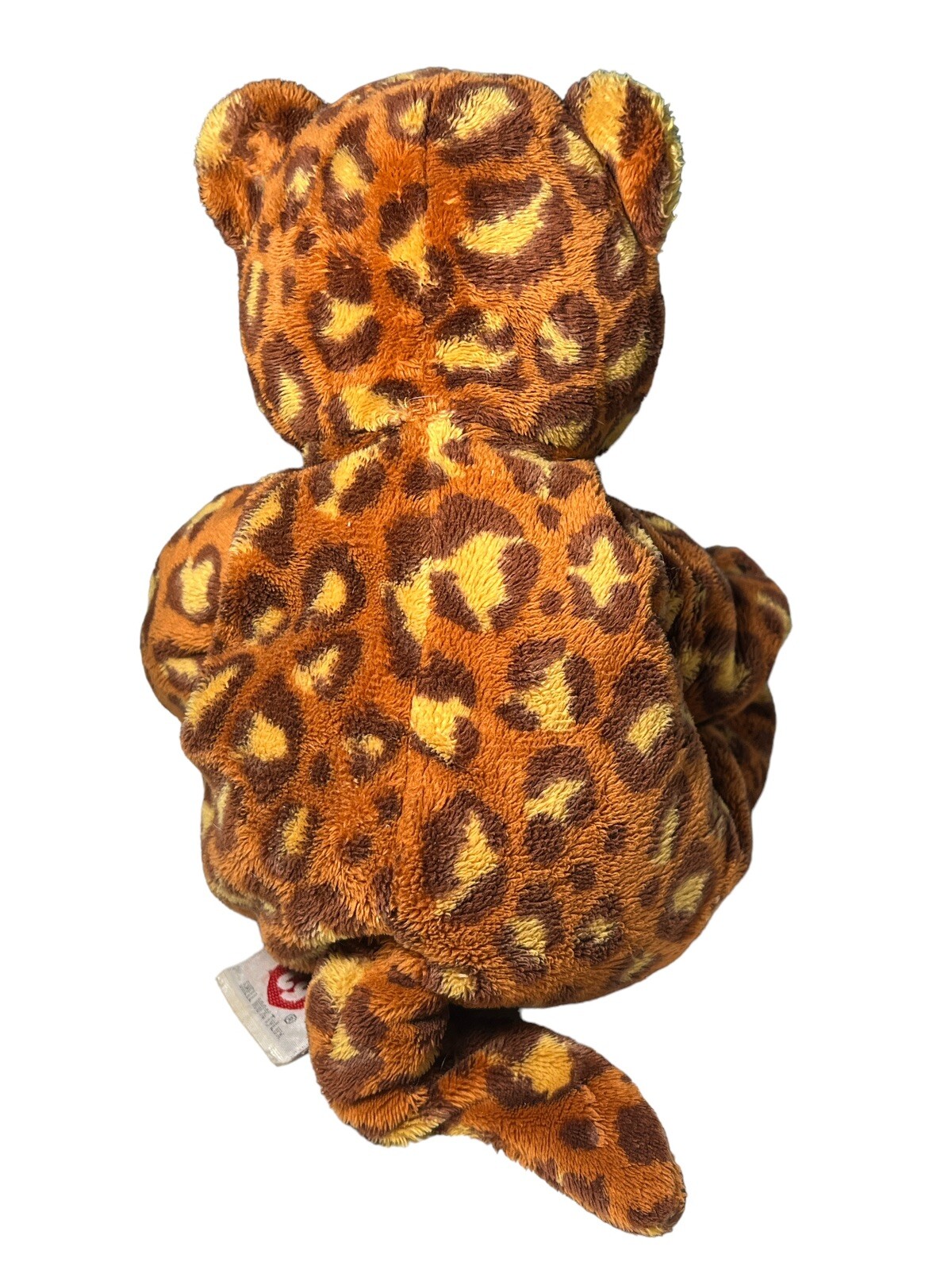 Ty Pluffies Pokey Leopard Plush 6 Inch Cheetah Brown Yellow Spots 2003 ...