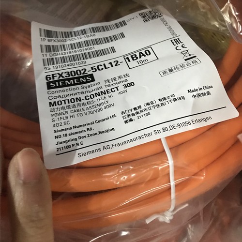 6FX3002-5CL12-1BA0 10m Siemens V90 Motor Power Cable NEW Expedited#HT ...