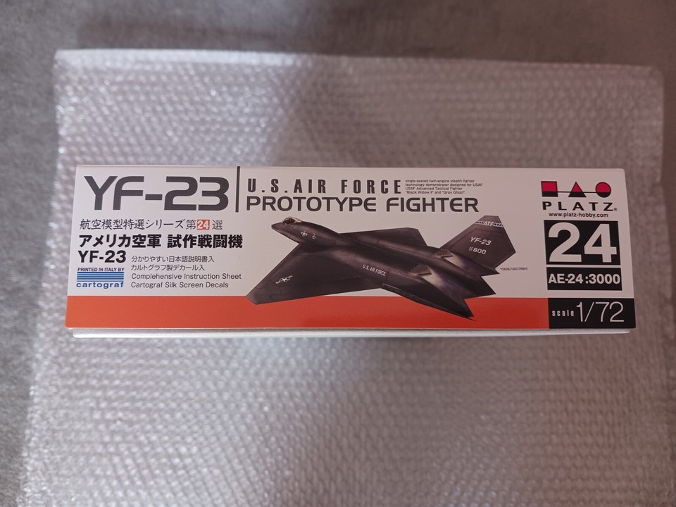 PLATZ 1/72 USA Air Force prototype fighter YF-23 plastic model AE-24 | eBay