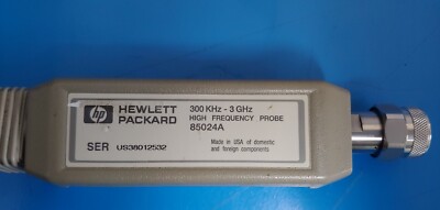 HP 85024A : 300KHz - 3GHz High Frequency Active Probe (2532) - AS IS ...